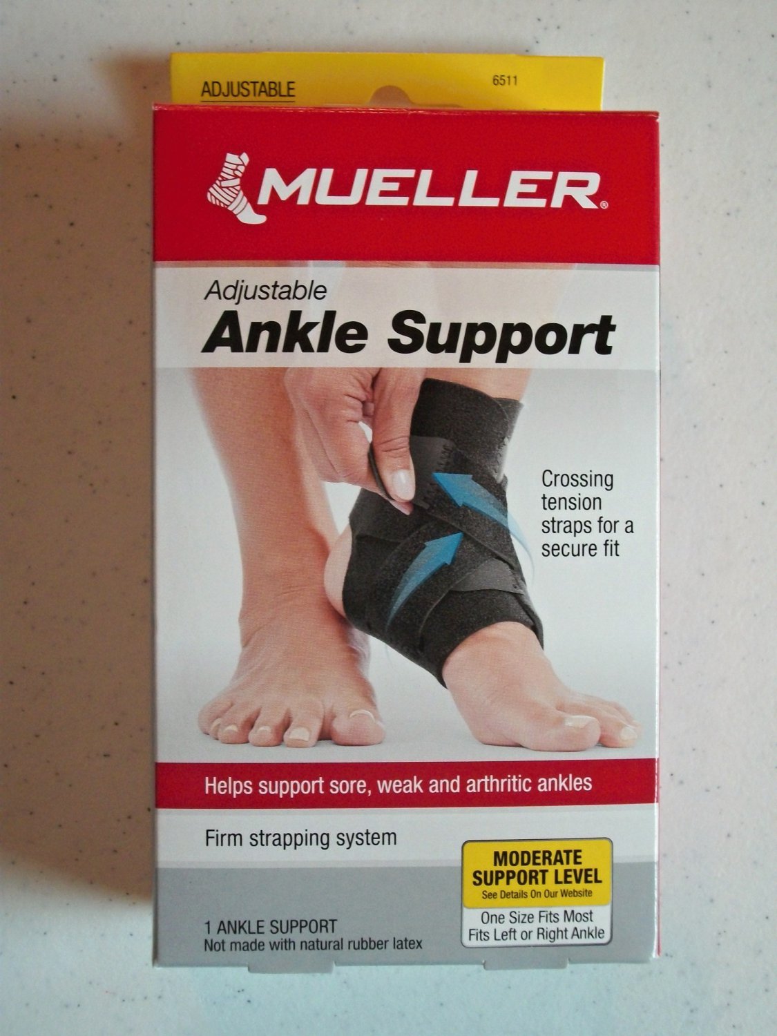 Mueller Adjustable Ankle Support Moderate Level Men / Women