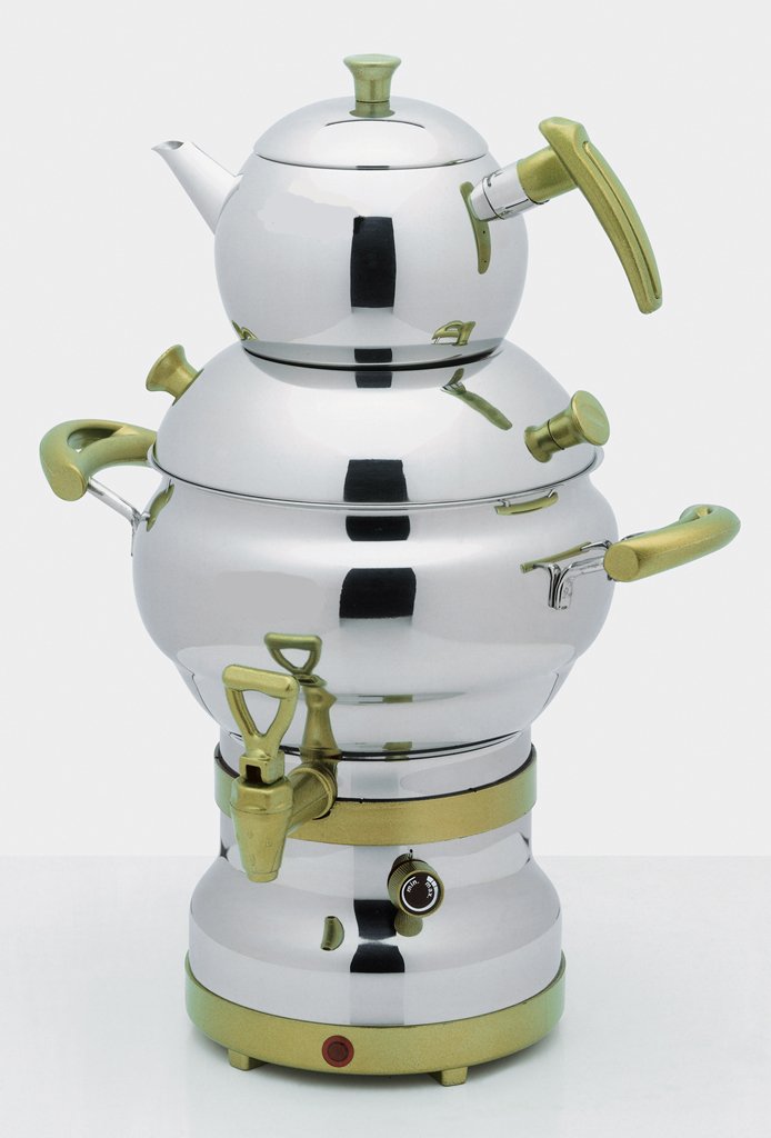ELECTRIC SAMOVAR TEAPOT Green Bakelite Handle- 4.5 liter FREE UPS ...