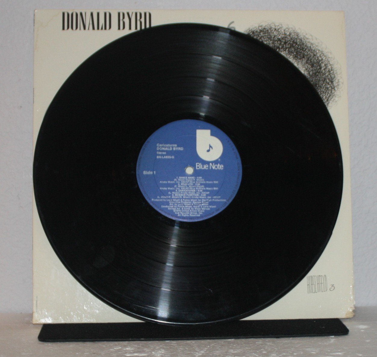 DONALD BYRD Caricatures Blue Note LP HIRSCHFELD Cover!