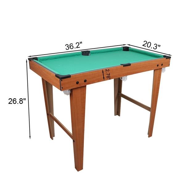Mini Snooker Table Set Top Pool Game Billiard Ball Kid Children Toys