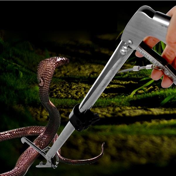 120cm Snake Feeding Use Foldable Stainless Steel Snake Clamp Snake ...