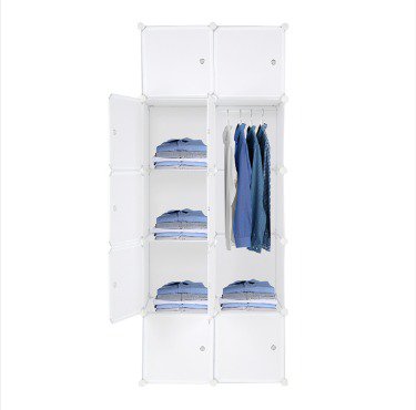 10 Cube Organizer Stackable Plastic Cube Storage Shelves Design ...