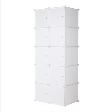 10 Cube Organizer Stackable Plastic Cube Storage Shelves Design ...