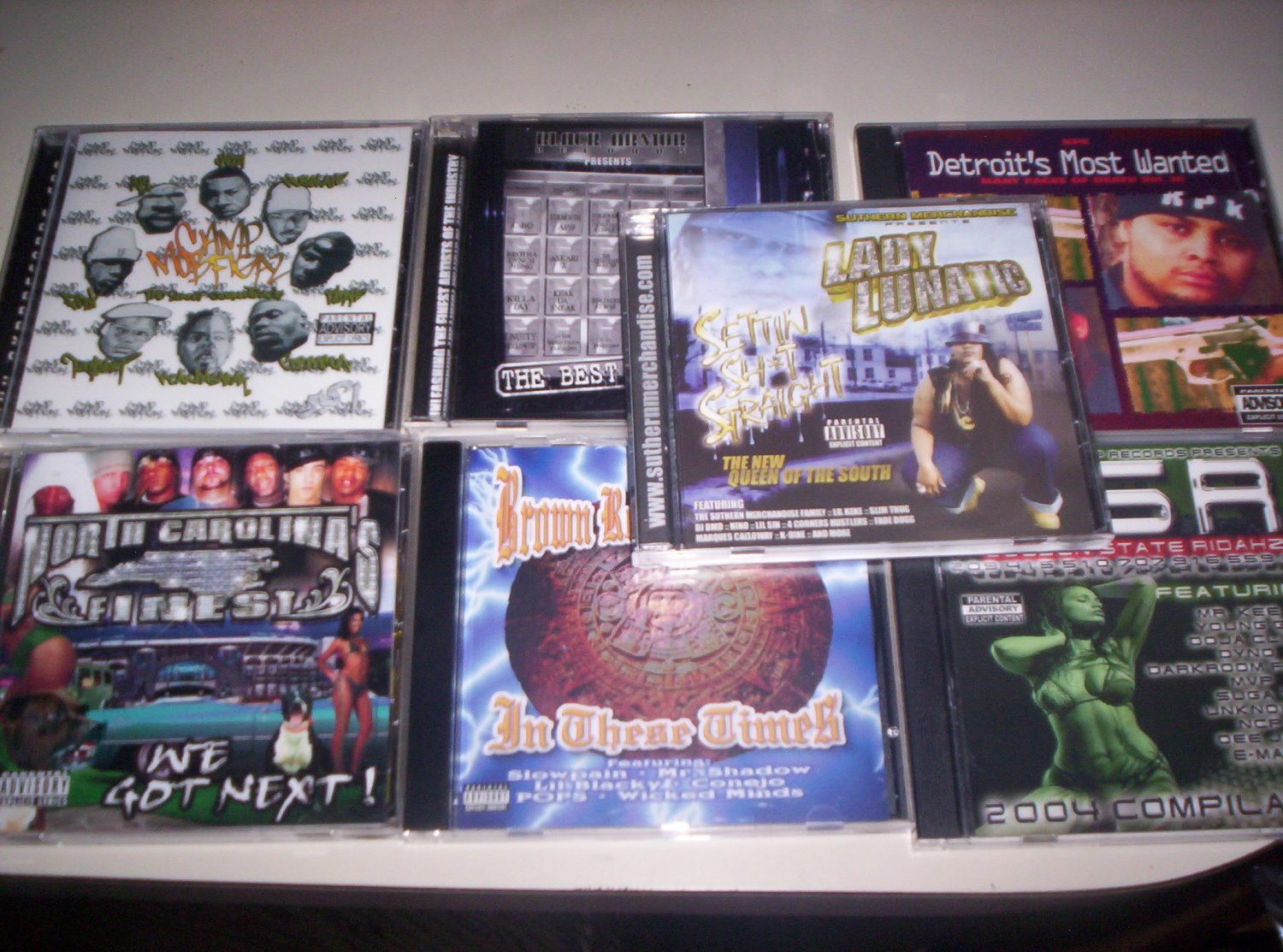 LOT of 7 old school Rap cds