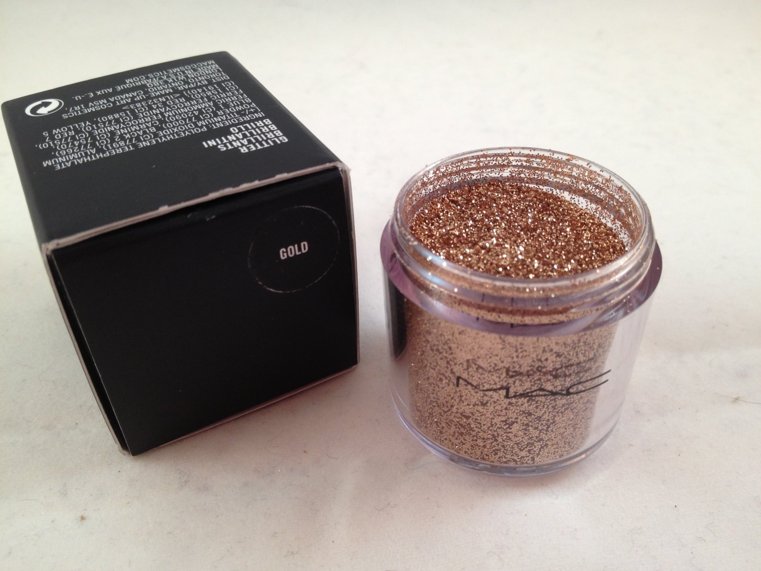 MAC Cosmetics Glitter Brillants Gold old style jar