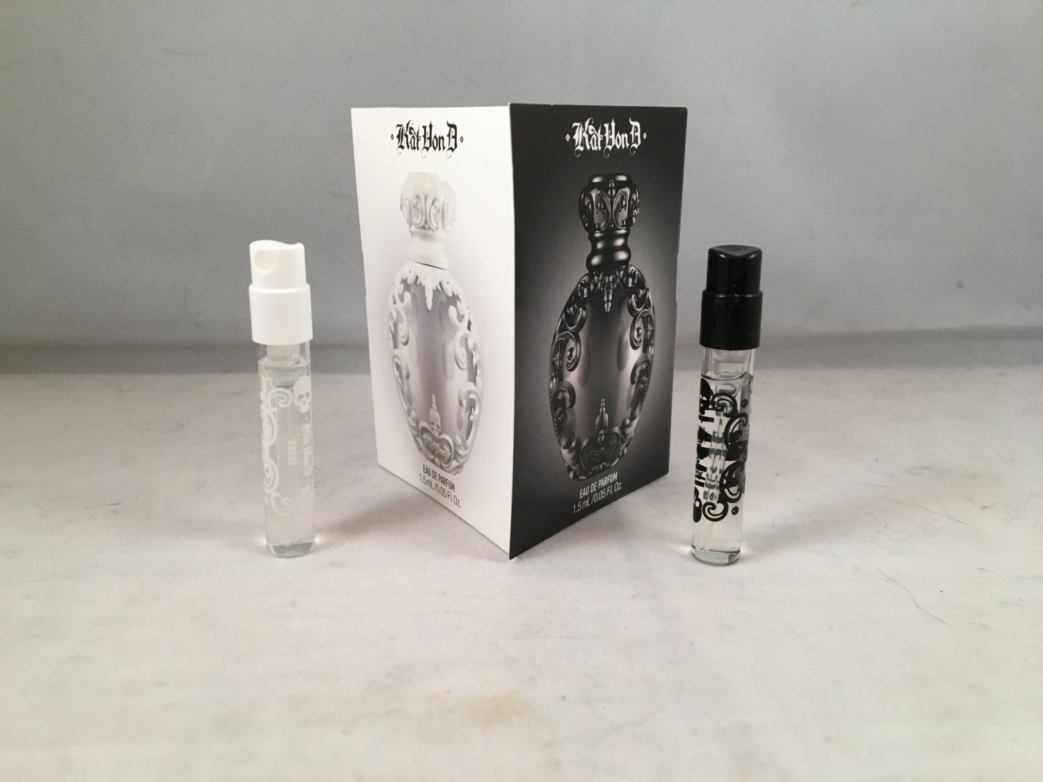 Kat Von D Saint & Sinner Eau de Parfum Sample Vial Duo for Women ...