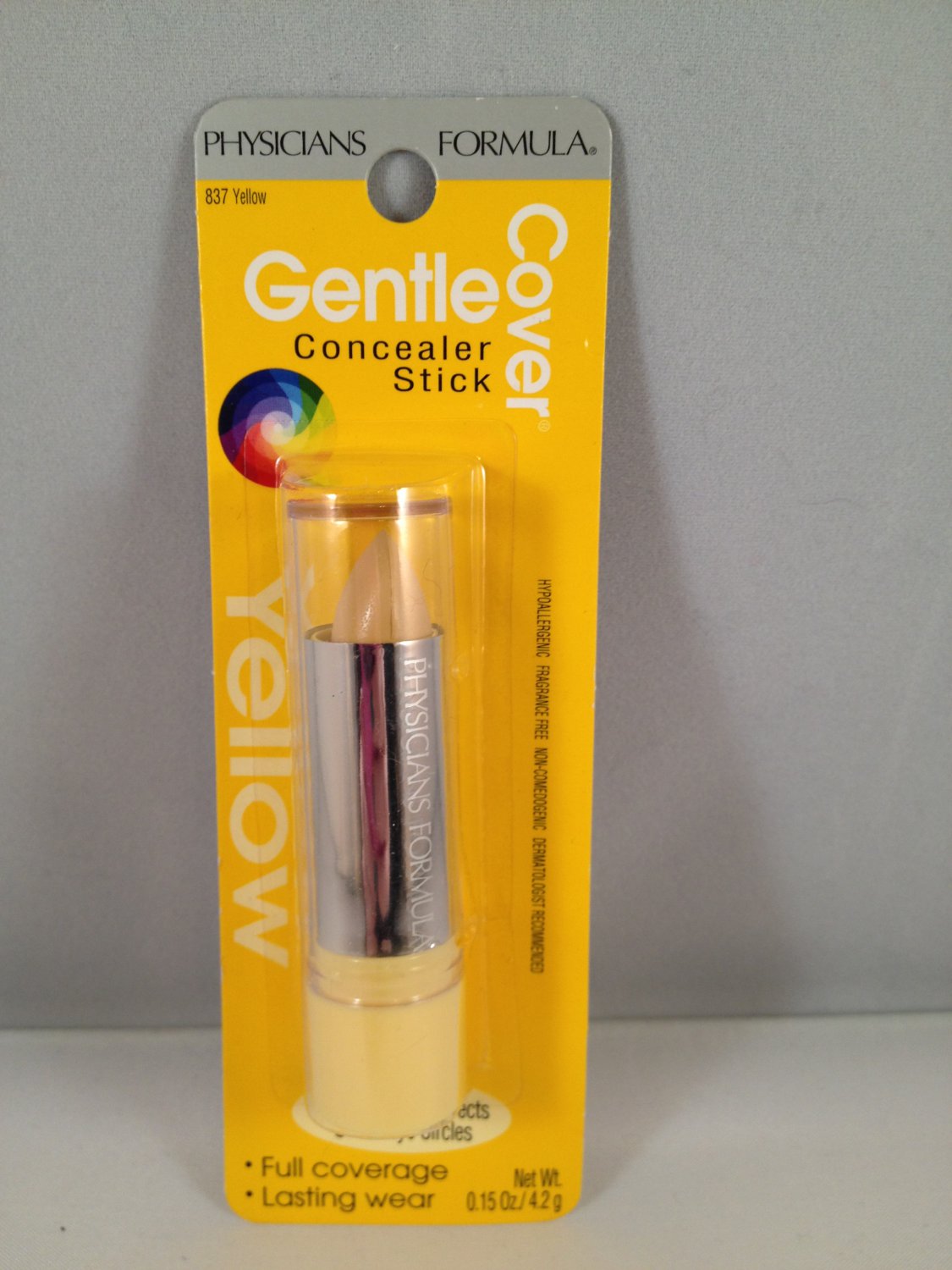 Physicians Formula Gentle Cover Concealer Stick #837 Yellow color corrector