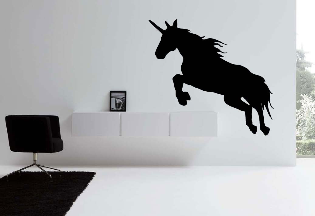 Large Unicorn Vinyl Wall Sticker Decal