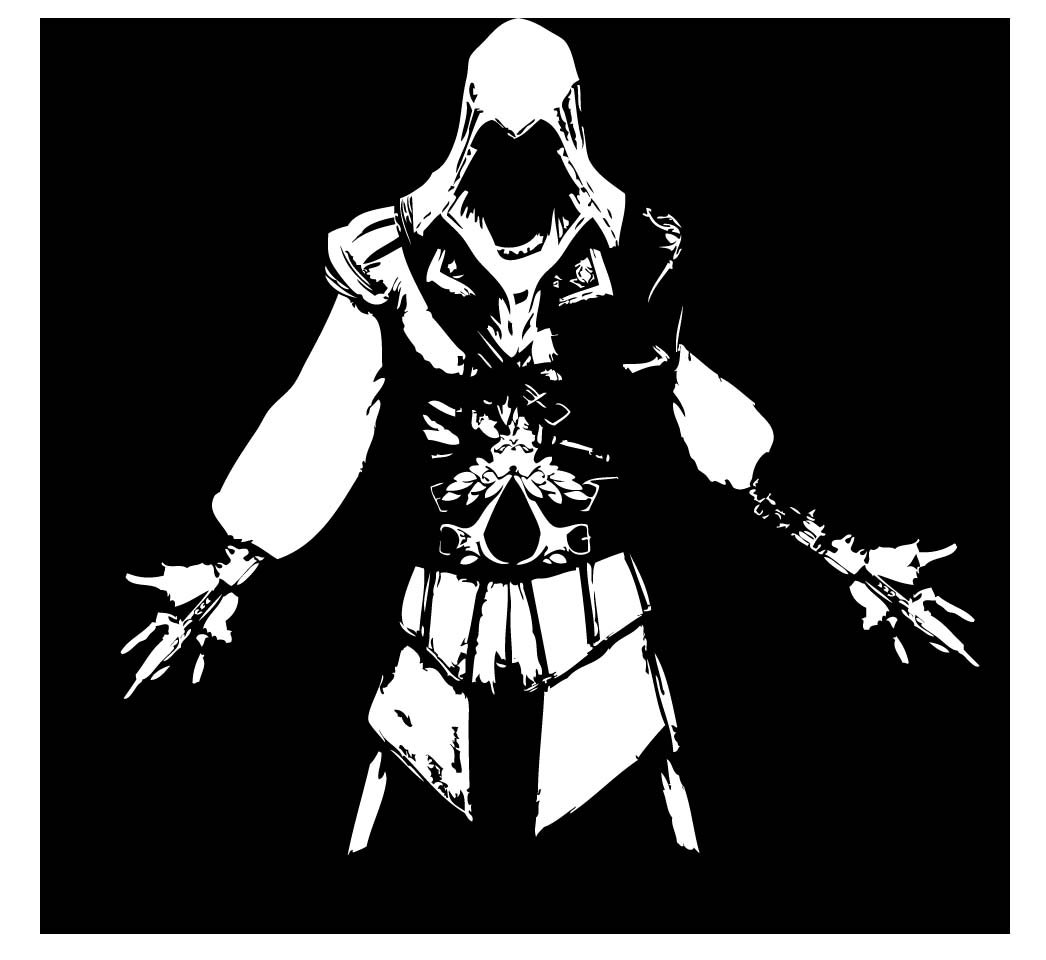 Large Assassin's Creed Xbox Video Game Vinyl Wall Sticker