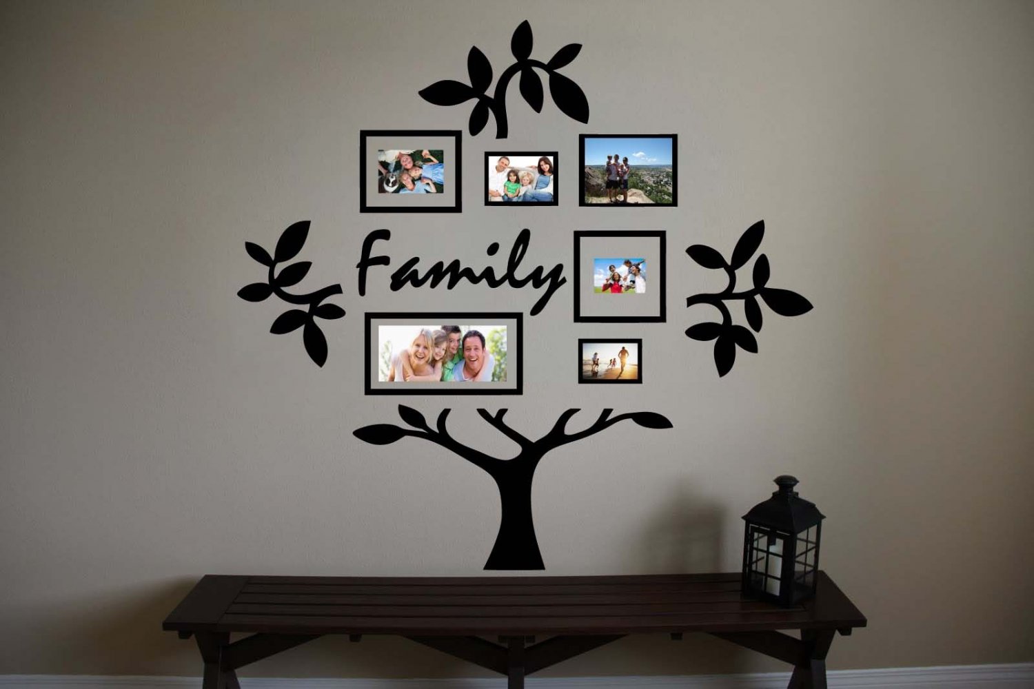 Family Tree Vinyl Wall Sticker Decal (B)