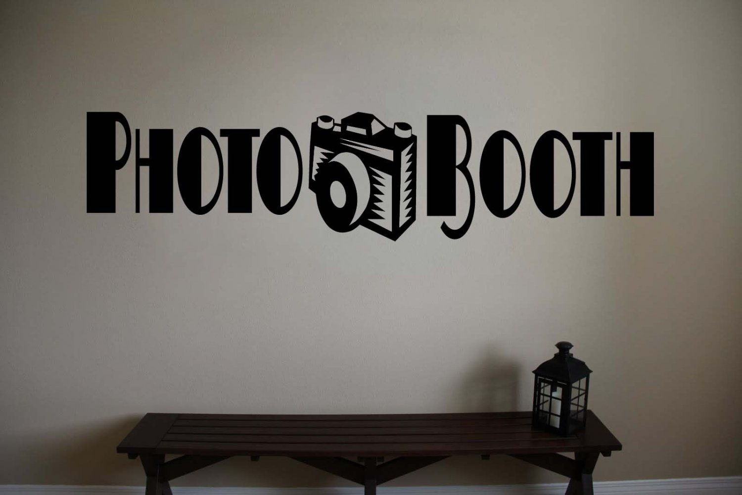 PHOTO BOOTH Camera Vinyl Wall Sticker Decal