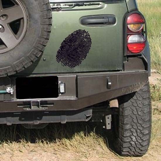 Fingerprint Design Vinyl Sticker Decal