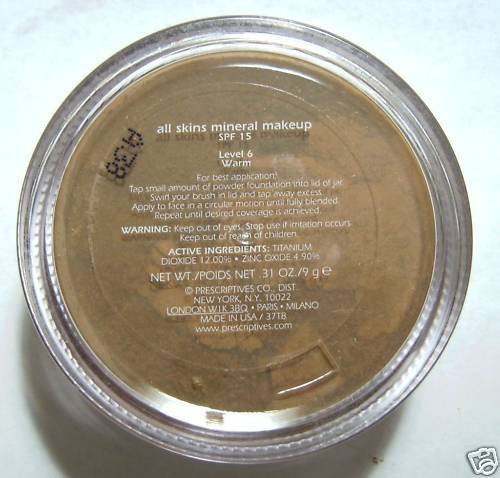 Prescriptives~ALL SKINS Mineral Makeup - L6 WARM