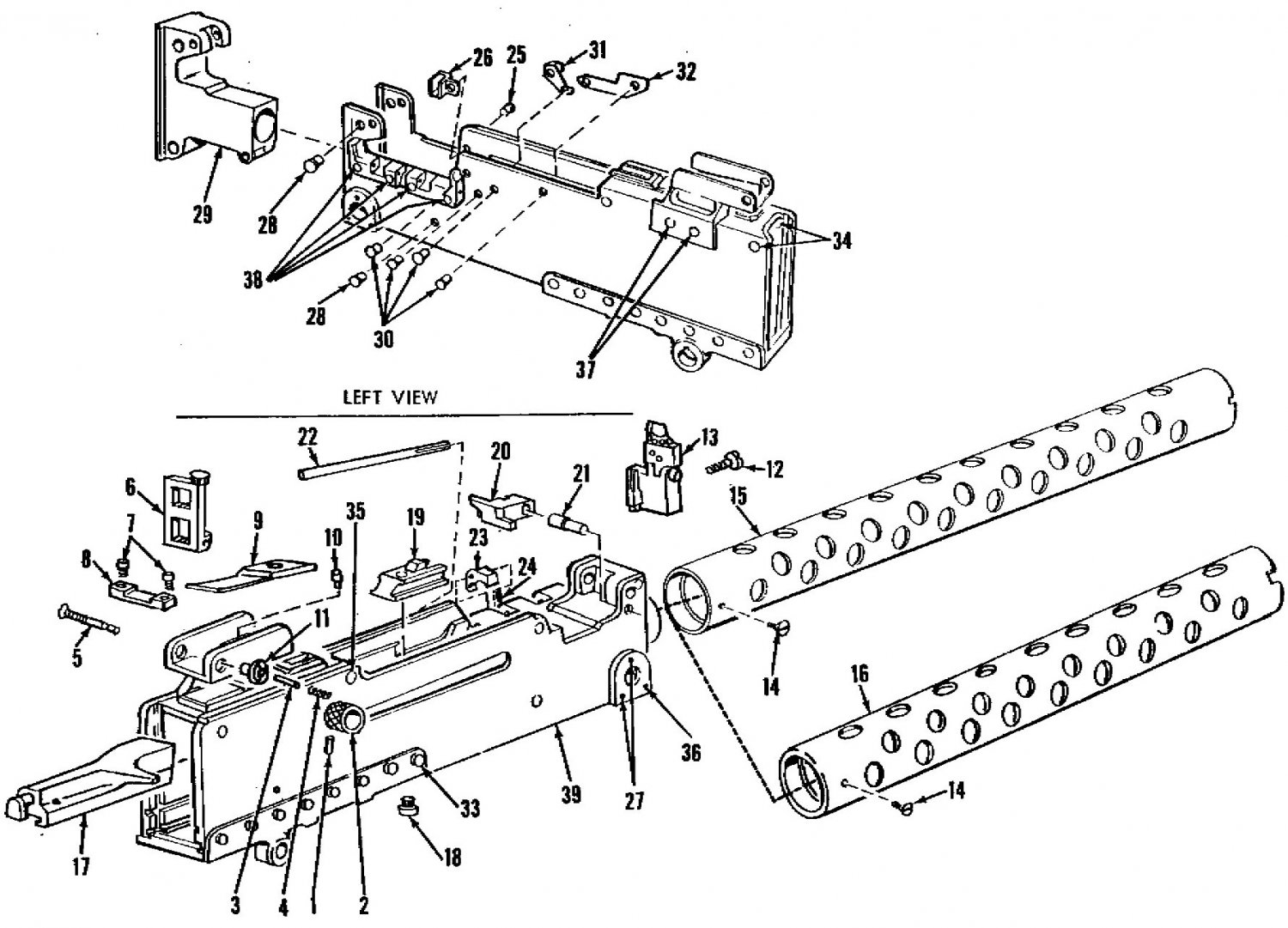 Weapons - assembly, maintenance, and parts list