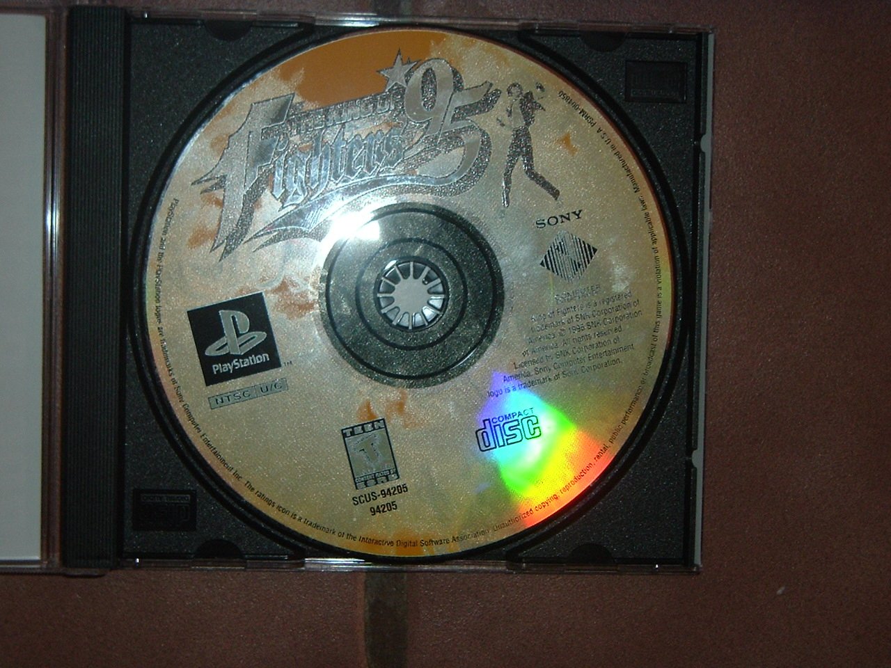King of Fighters '95 RARE SNK Arcade fighter for Sony Playstation, PS1 ...