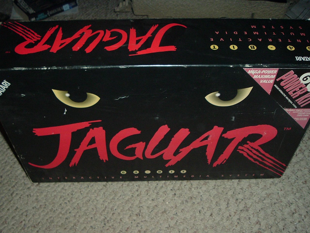 Atari Jaguar SYSTEM COMPLETE IN BOX with Power, RF Switch, Controller ...