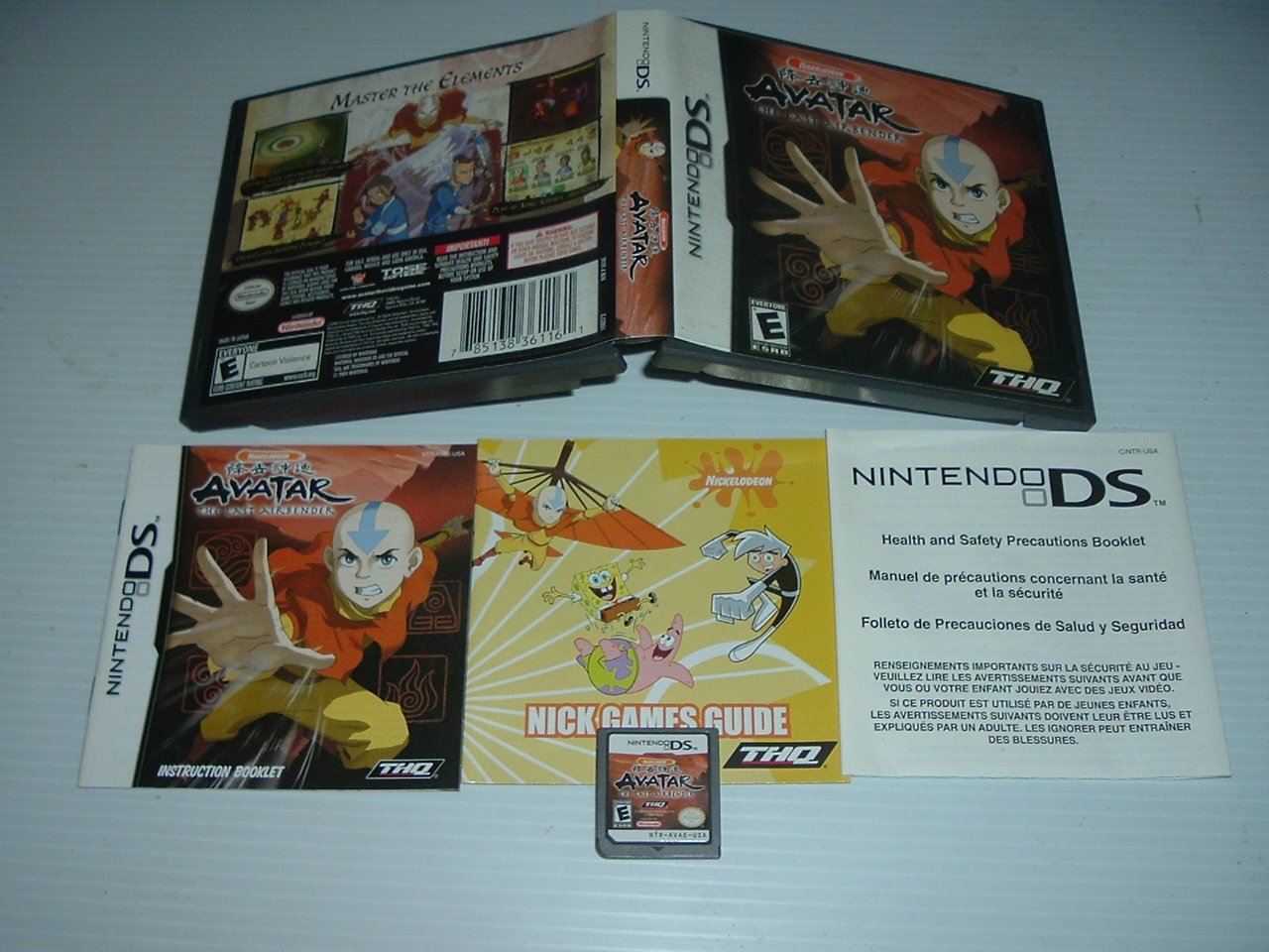 Avatar: The Last Airbender (Nintendo DS) NEAR MINT & COMPLETE IN CASE ...