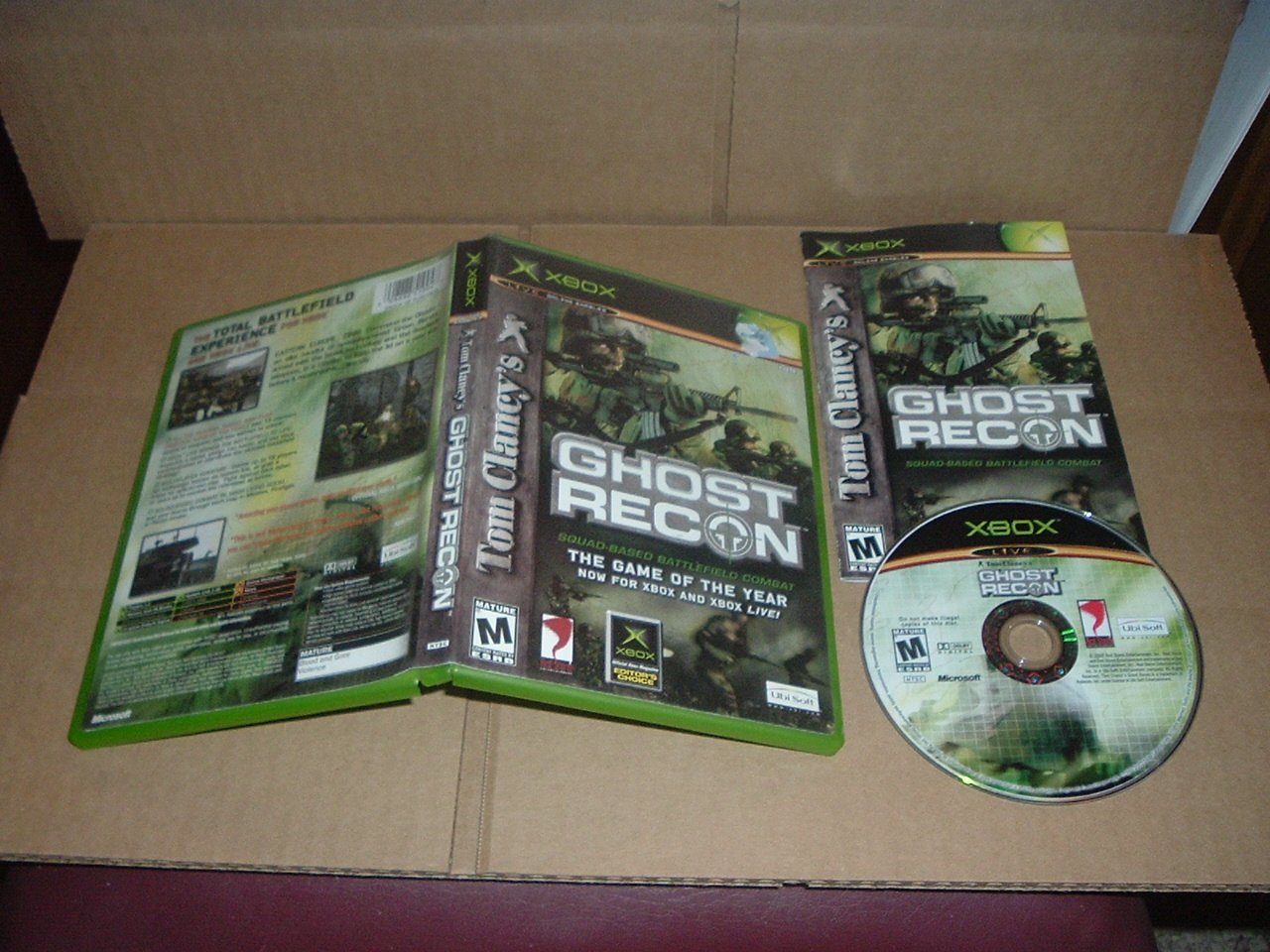 Ghost Recon (XBOX) COMPLETE IN CASE, the very first/original Ghost ...