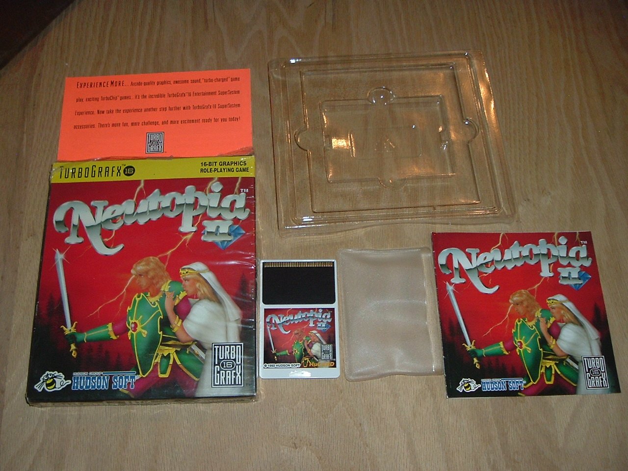 Neutopia II 2 NEAR MINT+ COMPLETE IN BIG BOX +BONUS Walkthrough ...