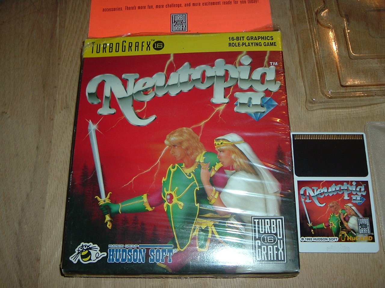 Neutopia II 2 NEAR MINT+ COMPLETE IN BIG BOX +BONUS Walkthrough ...