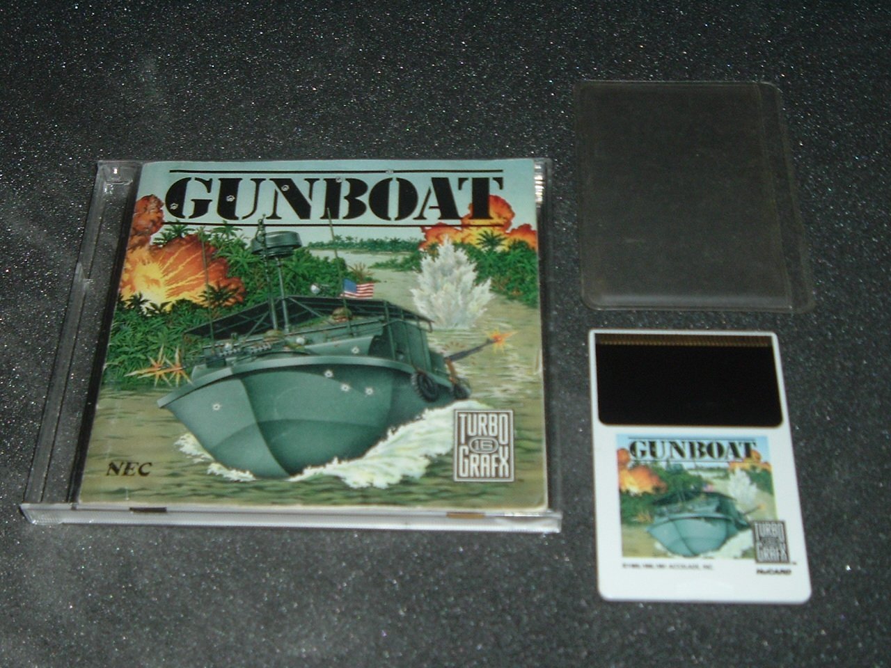 Gunboat (Turbo Grafx 16, Duo, gun boat) Hucard Game with Instruction ...