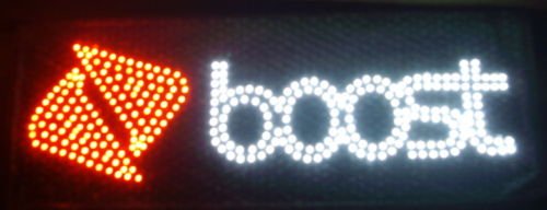 BOOST MOBILE SIGN LED LIGHT SIGN NEW SHOP SIGN
