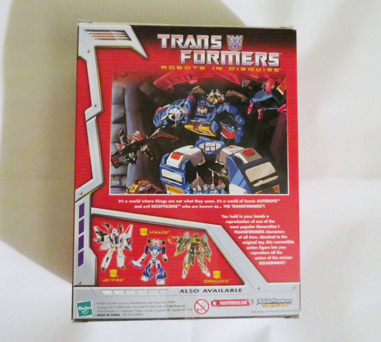 Brand New Transformers G1 Re-Issue Soundwave Commemorative Edition