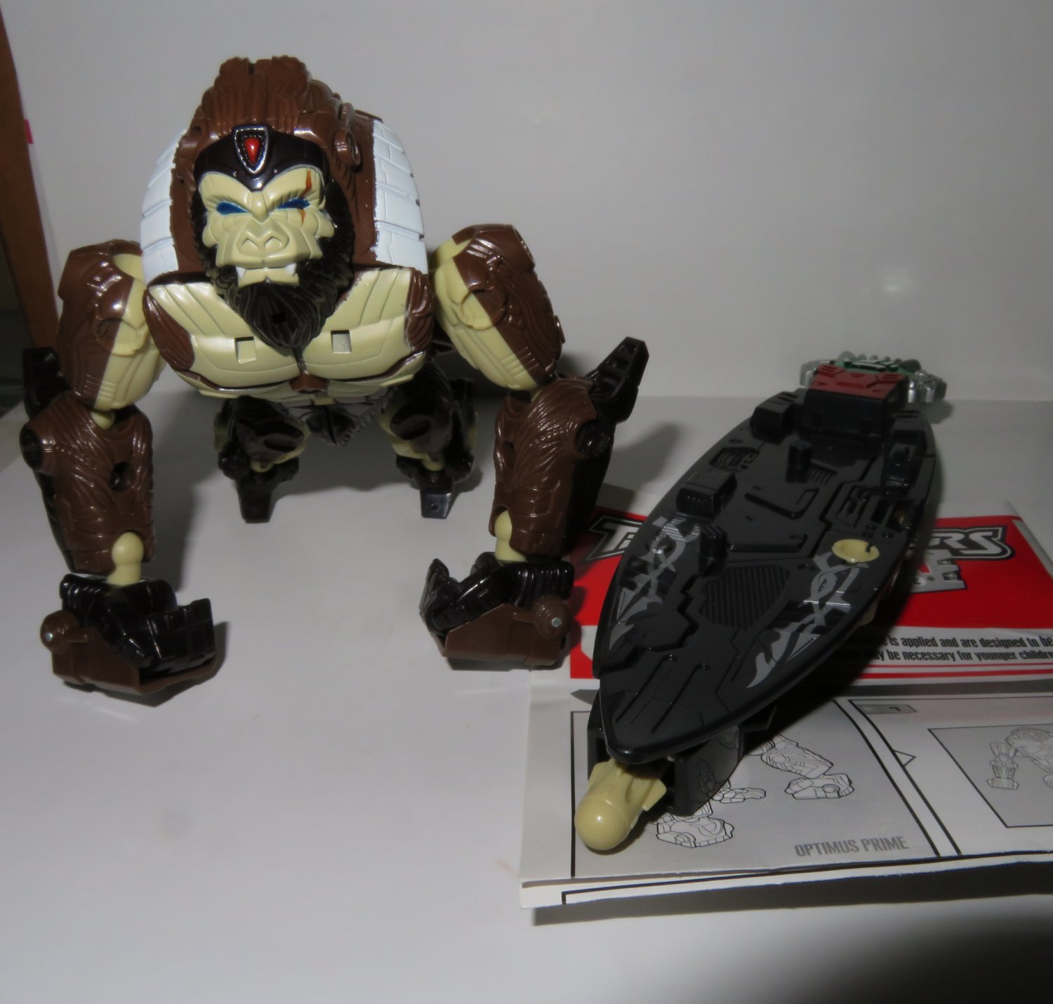 Pre-Owned Like New Transformers Cybertron Optimus Prime Primal Gorilla ...