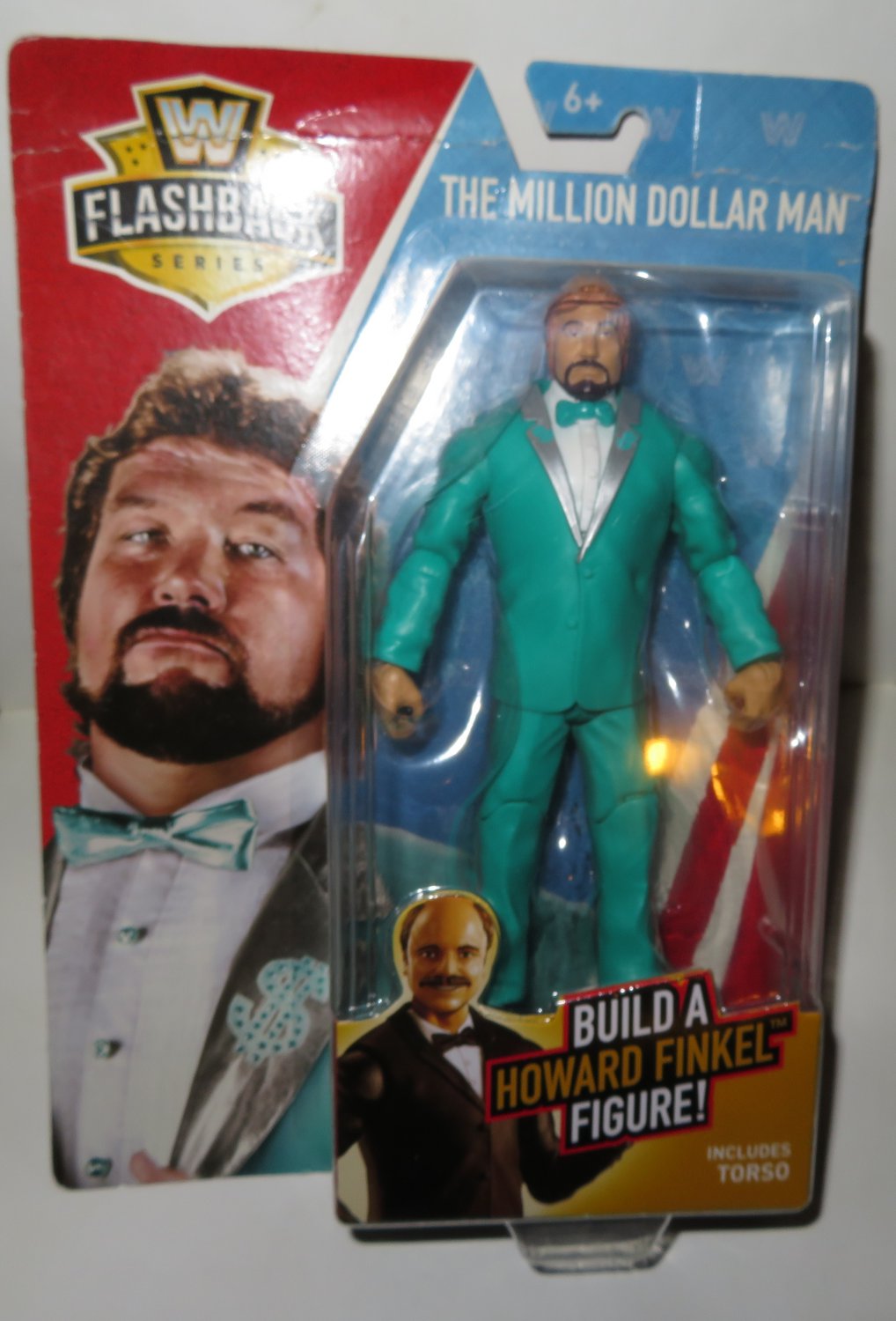 New WWE Basic Flashback Series The Million Dollar Man Ted DiBiase Action Figure