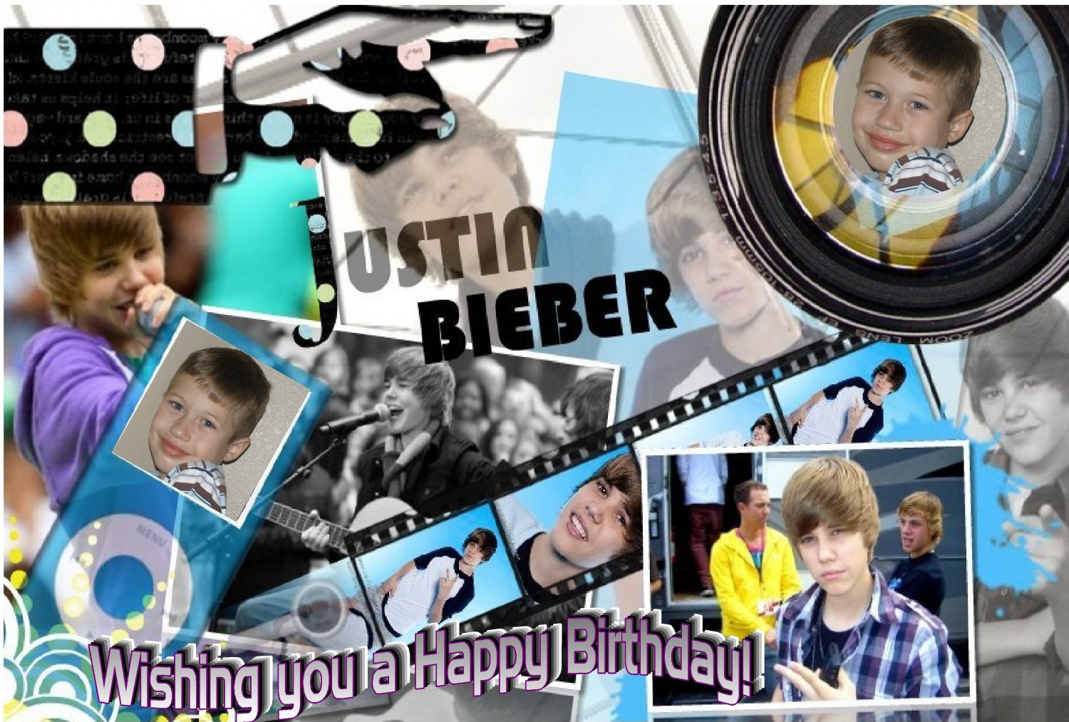 Justin Bieber Edible Cake Topper