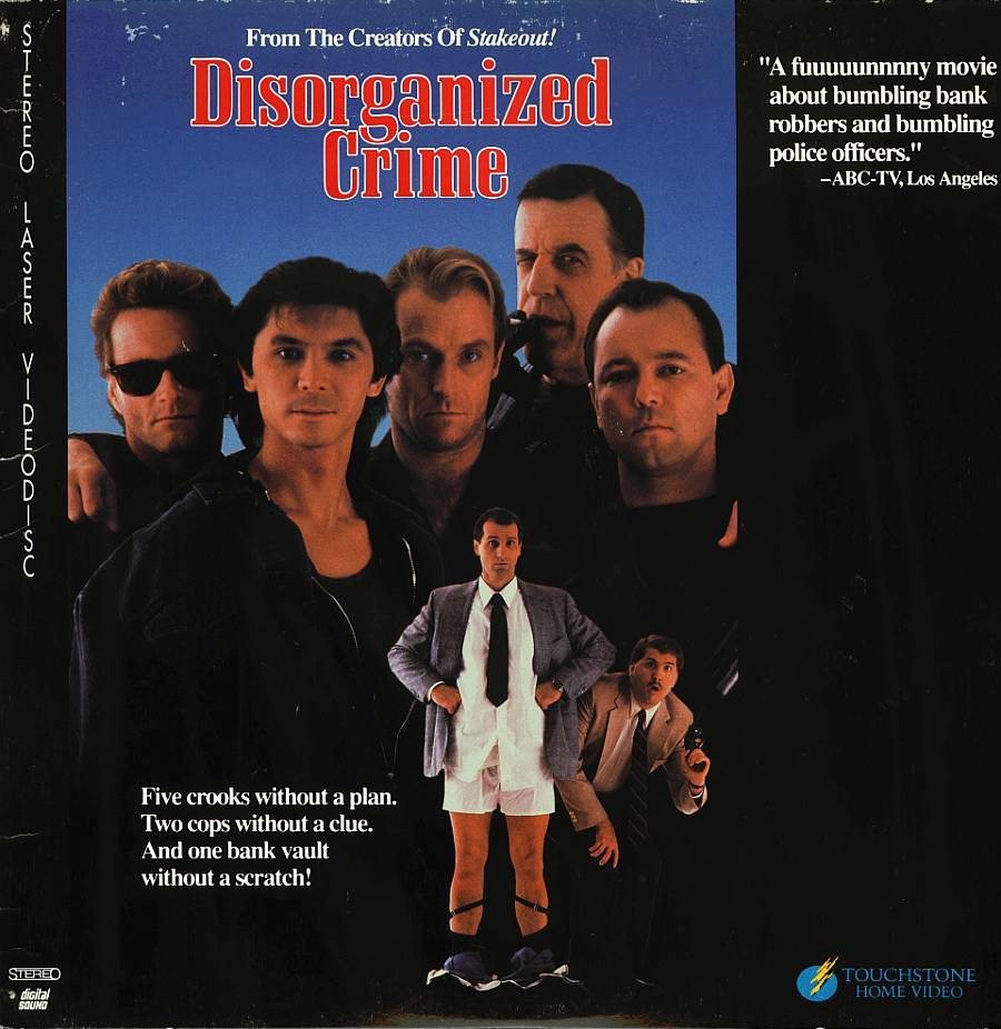 DISORGANIZED CRIME Laser Disc (1989)...Sealed! Comedy...Corbin Bernsen ...