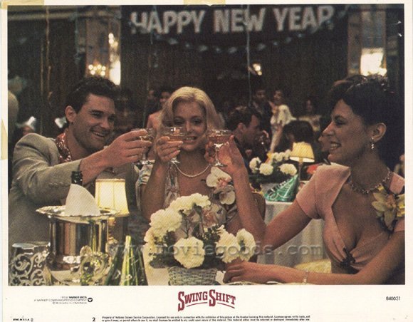 SWING SHIFT Laser Disc (1984)...Like New! Goldie Hawn, Kurt Russell ...