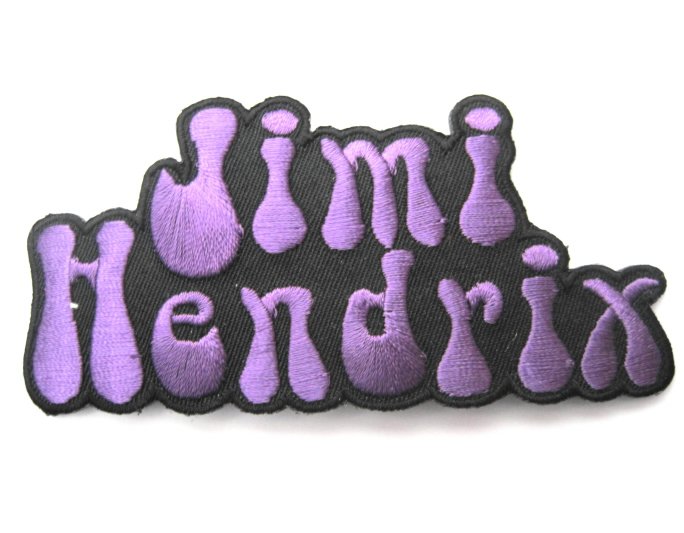 Jimi Hendrix Purple Logo Patch