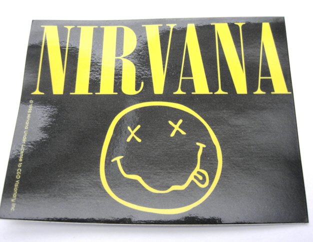 Nirvana Smiley Sticker