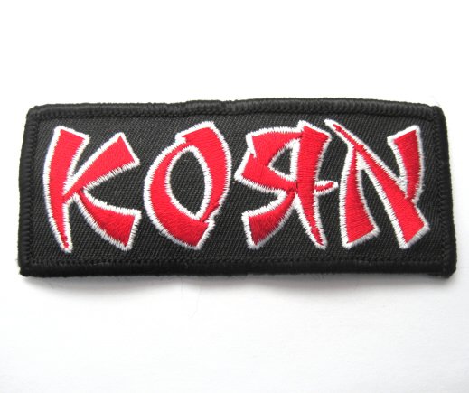 Korn Red Logo Patch