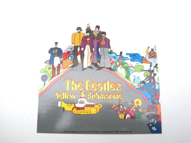 The Beatles Yellow Submarine Sticker