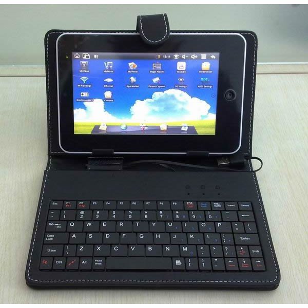 Ipad 7 Inches Android Tablet PC Epad/Apad Keyboard Case with USB ...