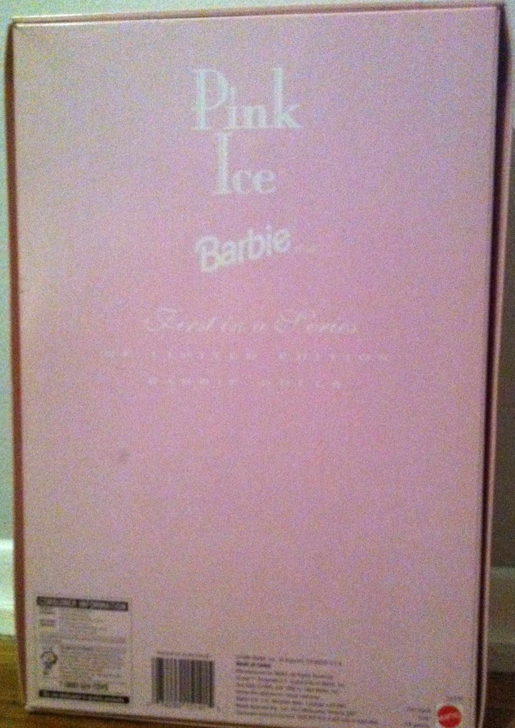 Limited Edition Pink Ice Barbie Doll