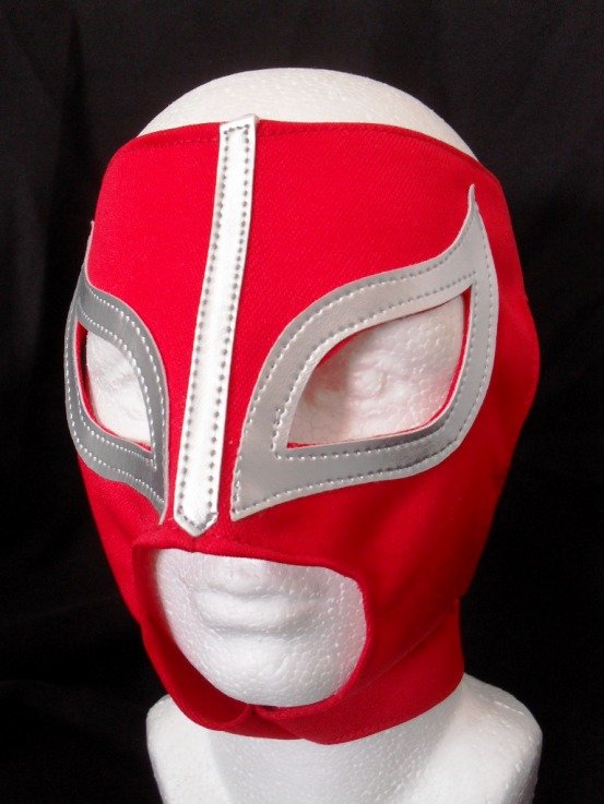RED SEXY LADY MASK!! WOMEN WOMAN LADIES PRO FIT MEXICAN WRESTLING MASK ...