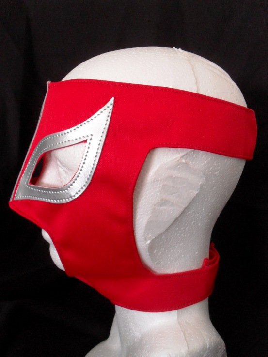 RED SEXY LADY MASK!! WOMEN WOMAN LADIES PRO FIT MEXICAN WRESTLING MASK ...