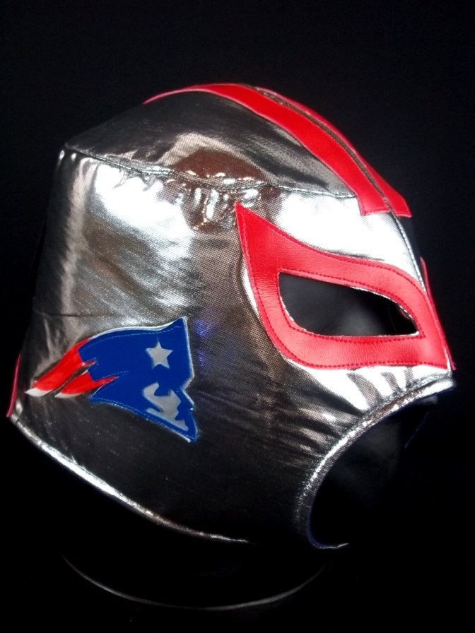 NFL UNOFFICIAL PATRIOTS NEW ENGLAND STYLE MASK PRO FIT MEXICAN ...