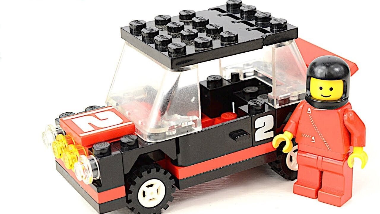 LEGO 1496 Rally Car + Instructions Race Racing 100% complete NEAR MINT