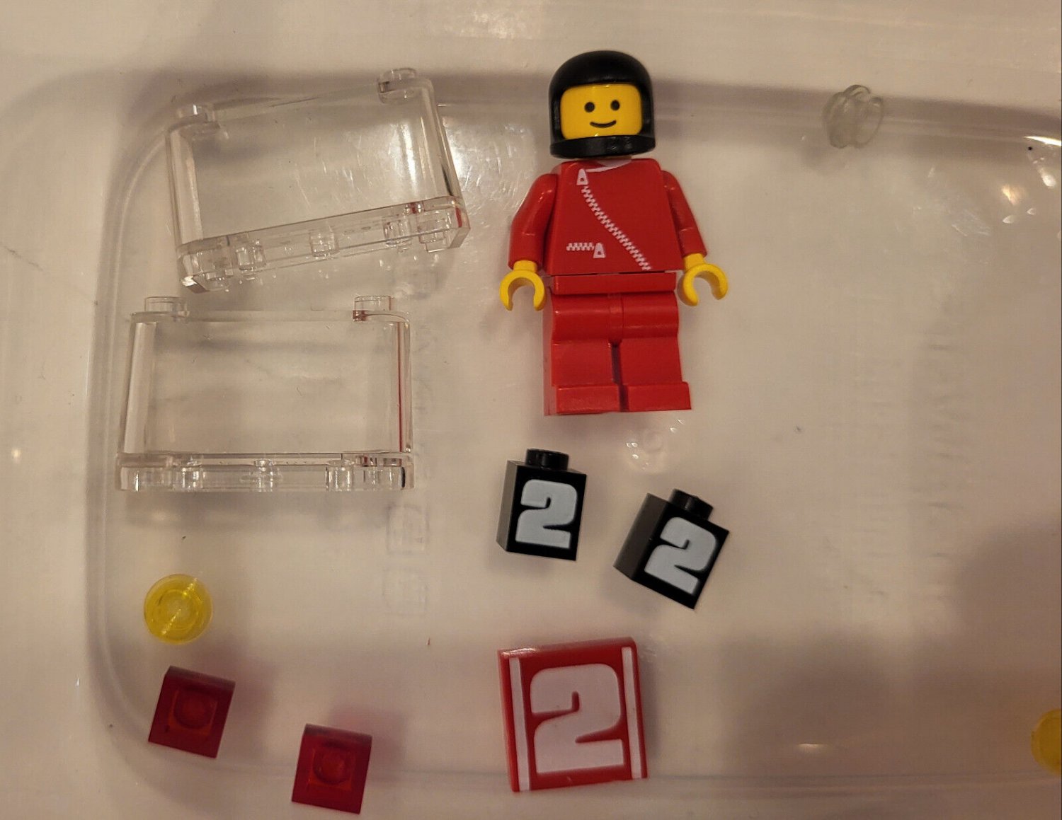 LEGO 1496 Rally Car + Instructions Race Racing 100% complete NEAR MINT