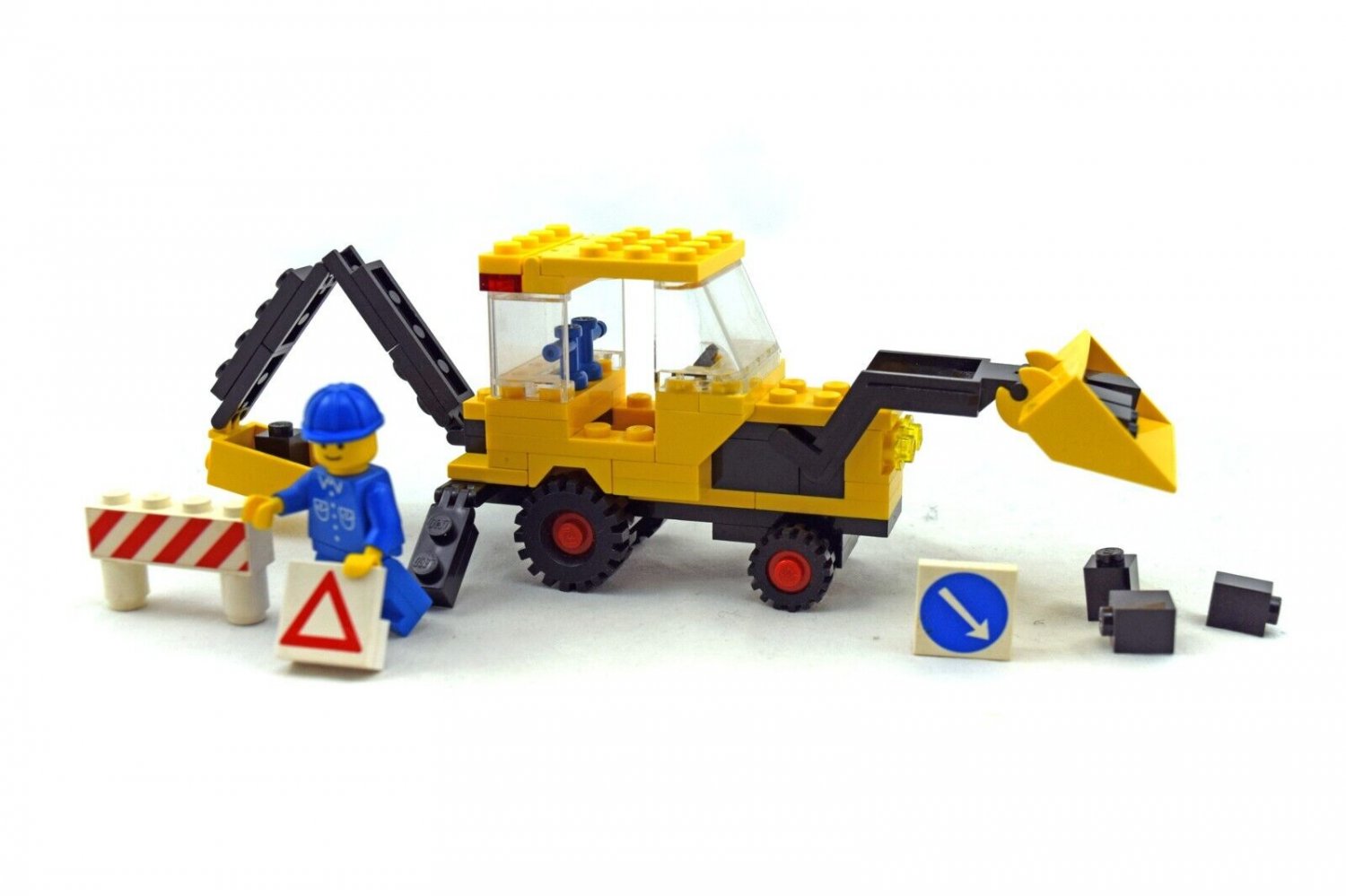 LEGO Town 6686 Backhoe Loader Excavator + Instructions 100% Complete ...