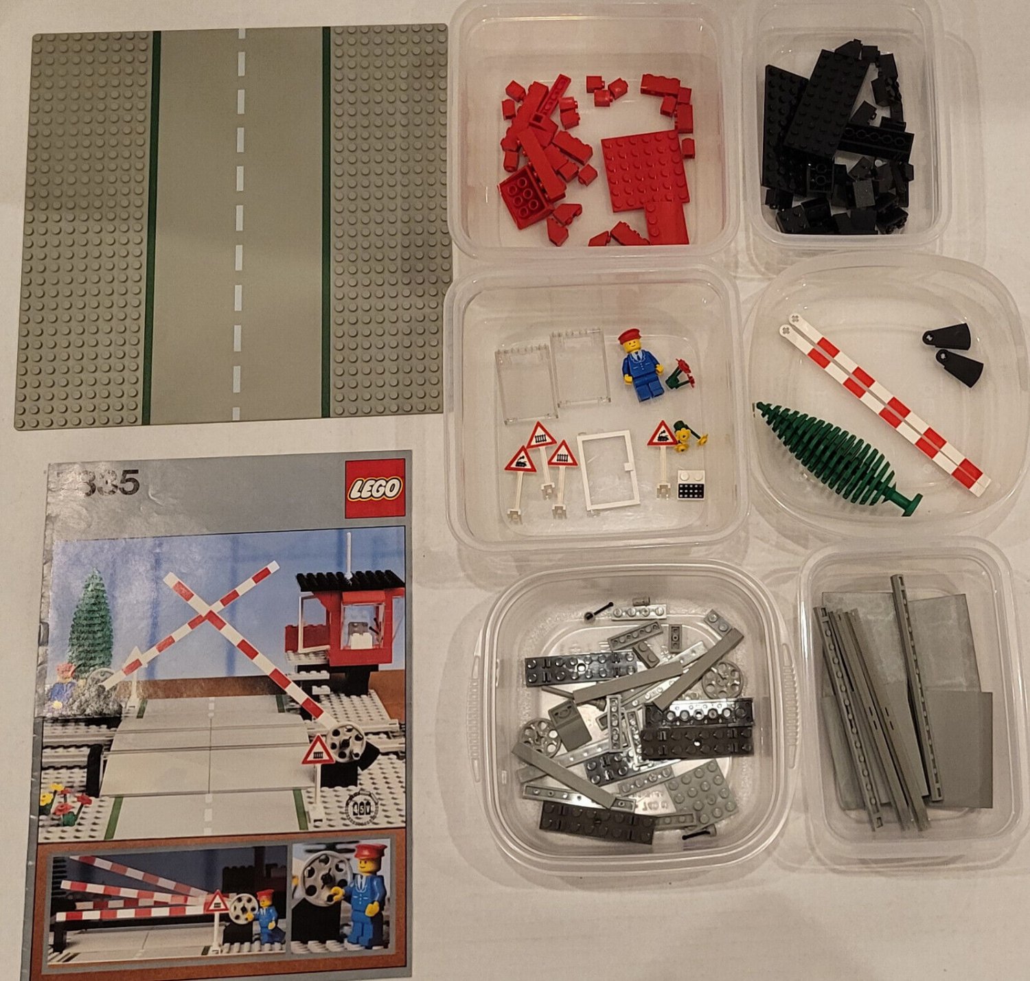 LEGO Train 7835 Manual Road Crossing + Instructions 100% complete NEAR MINT