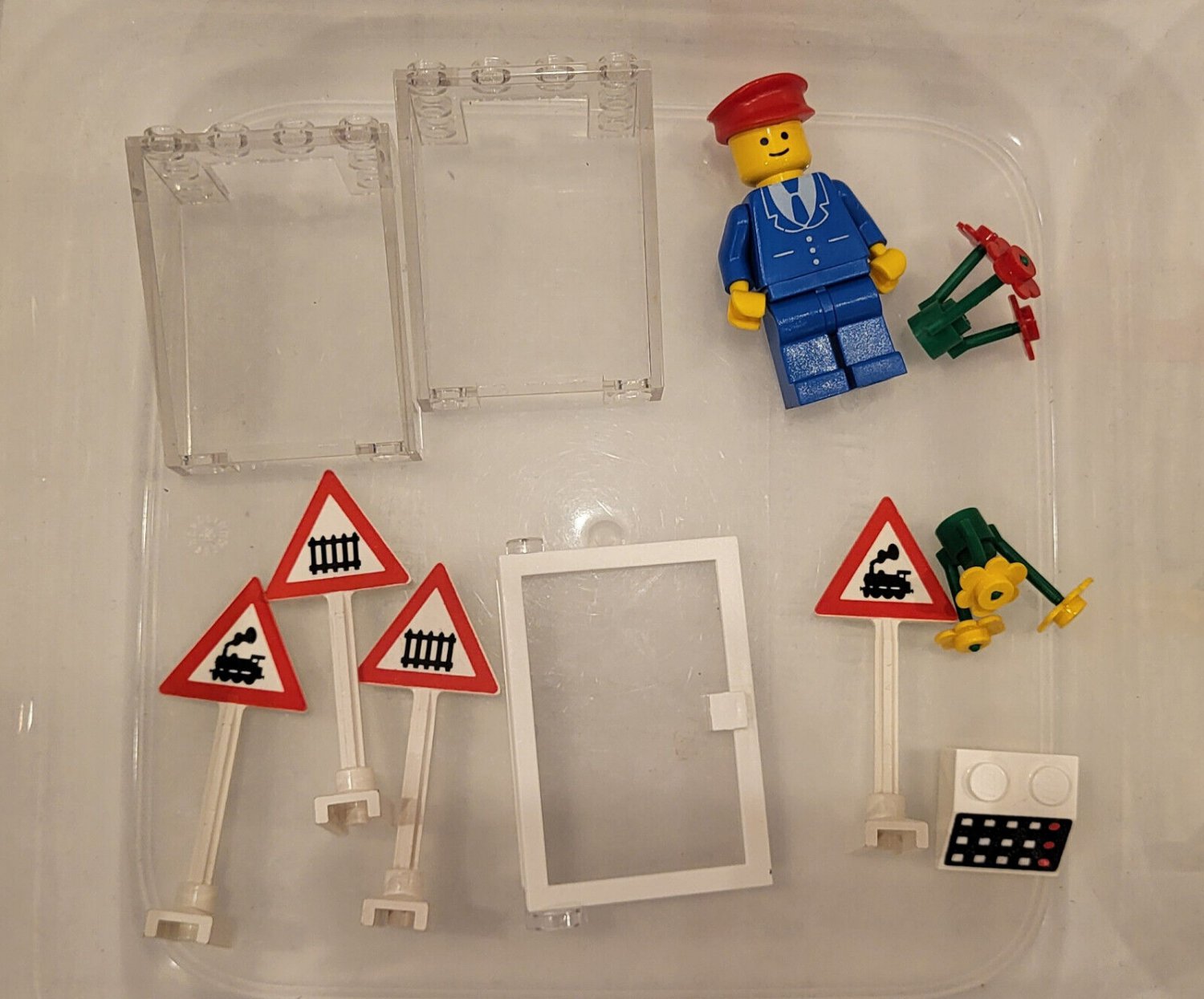 LEGO Train 7835 Manual Road Crossing + Instructions 100% complete NEAR MINT