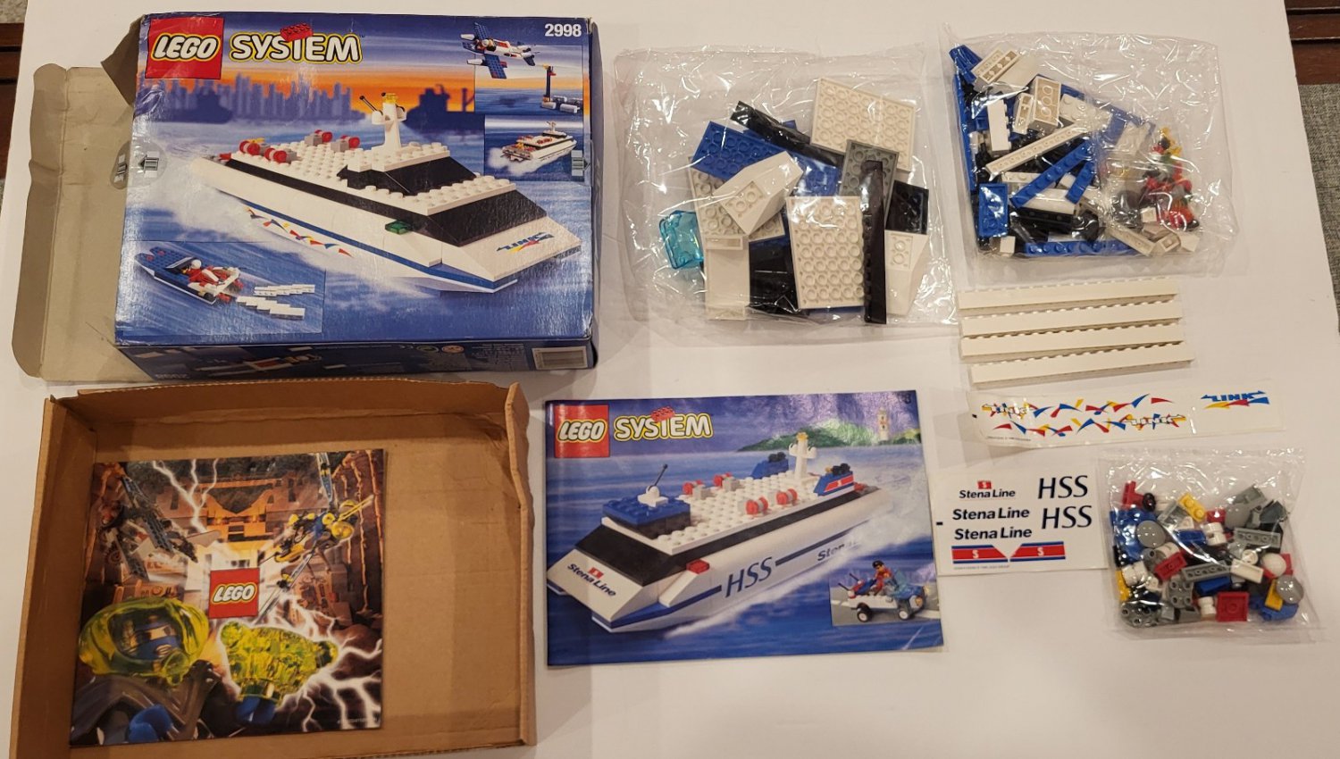 LEGO Set 2998 Stena Line Ferry Boat Ferries 100% Complete NEW