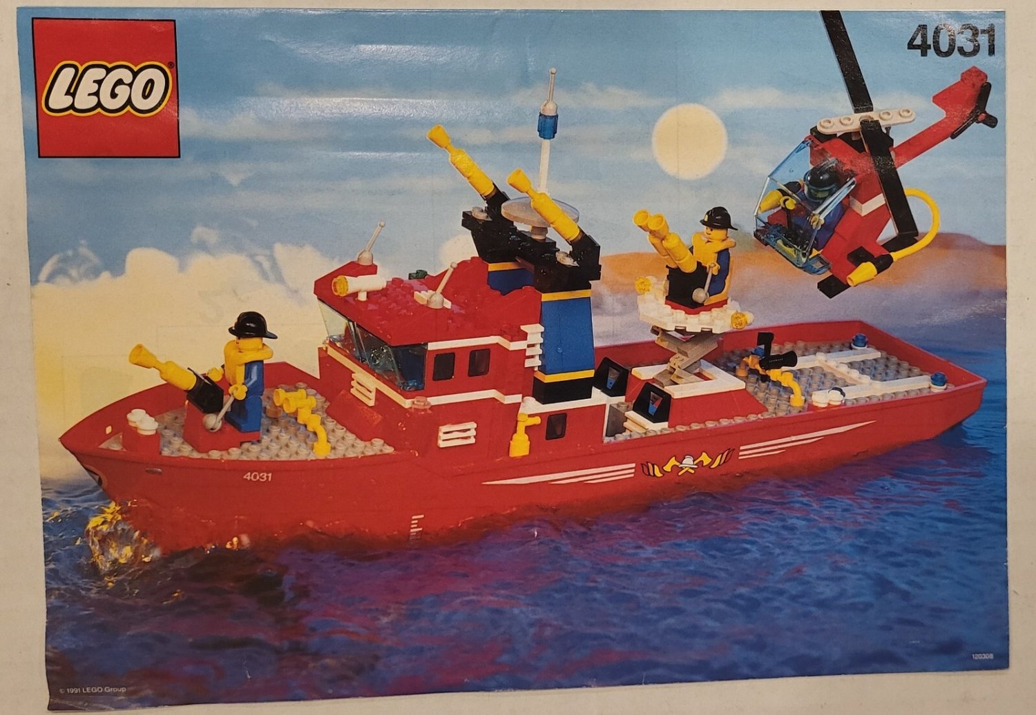 LEGO 4031 Fire Rescue Boat Instructions