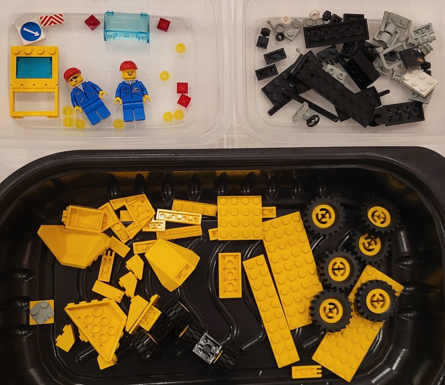 LEGO Set 6581 Dig N' Dump Construction Backhoe 100% Complete NEAR MINT