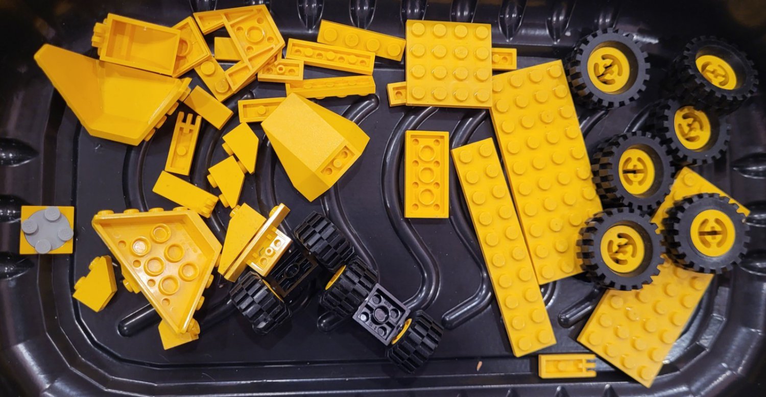 LEGO Set 6581 Dig N' Dump Construction Backhoe 100% Complete NEAR MINT